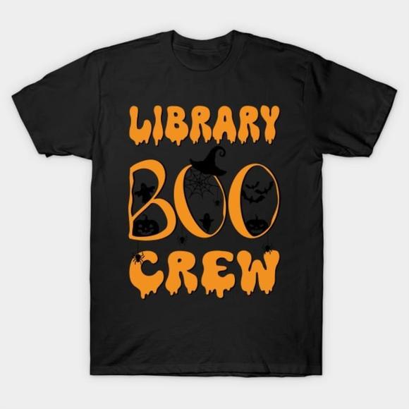 Shirts | Library Boo Crew Halloween 223 Funny Tshirt | Poshmark